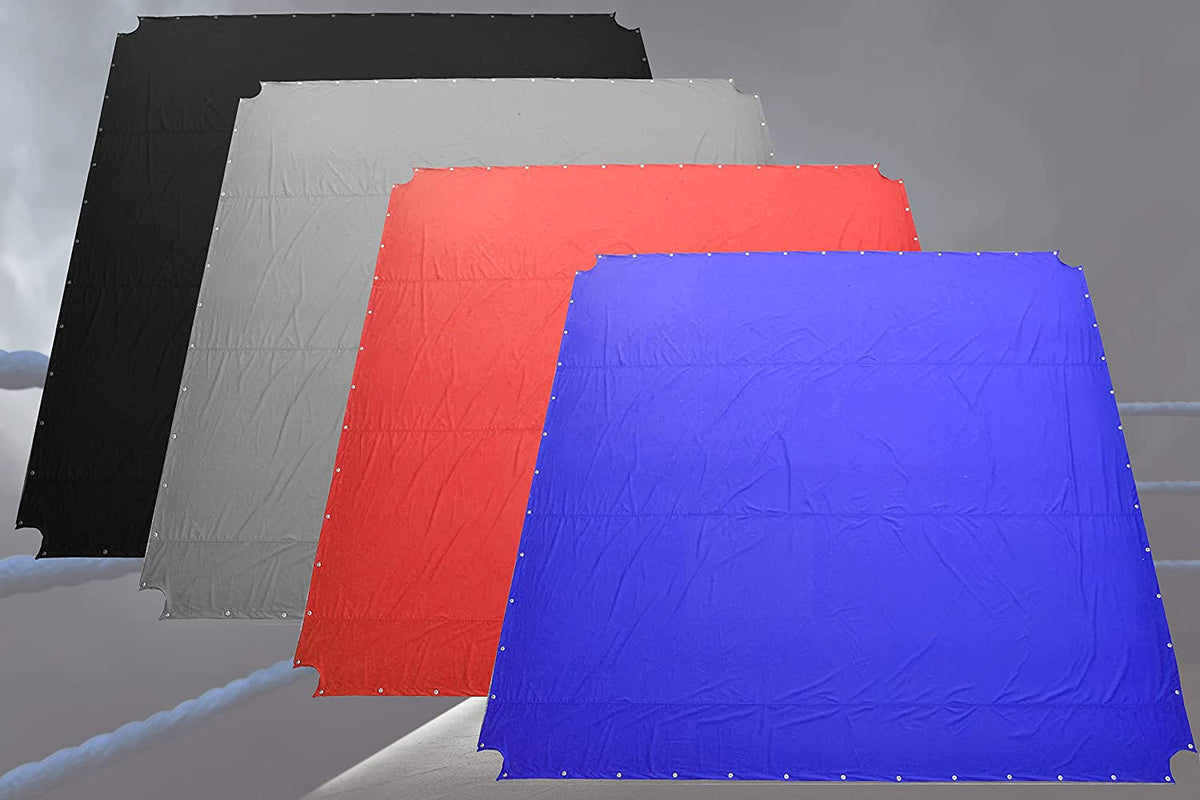 "Boxing ring cover, made from durable canvas, ideal for MMA